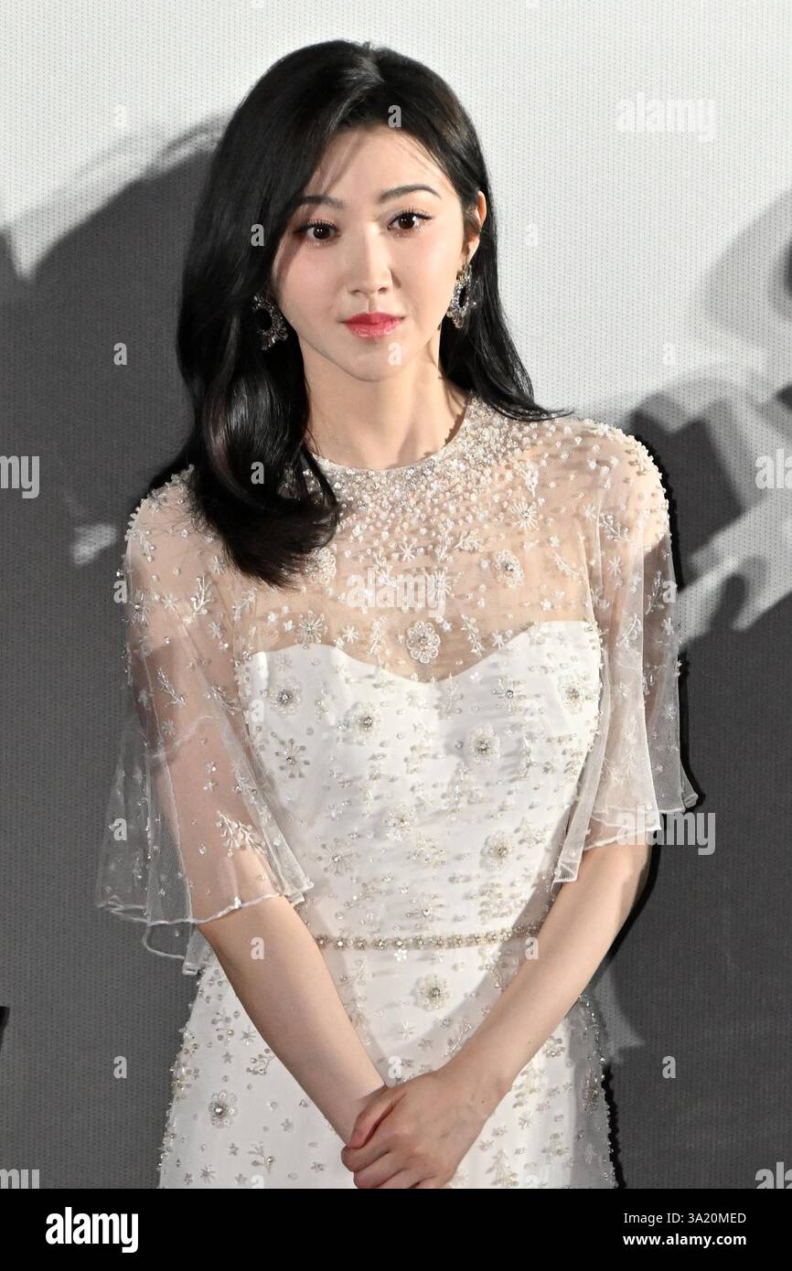 Chinese actress Jing Tian attends an activity in Beijing, China, 7 ...