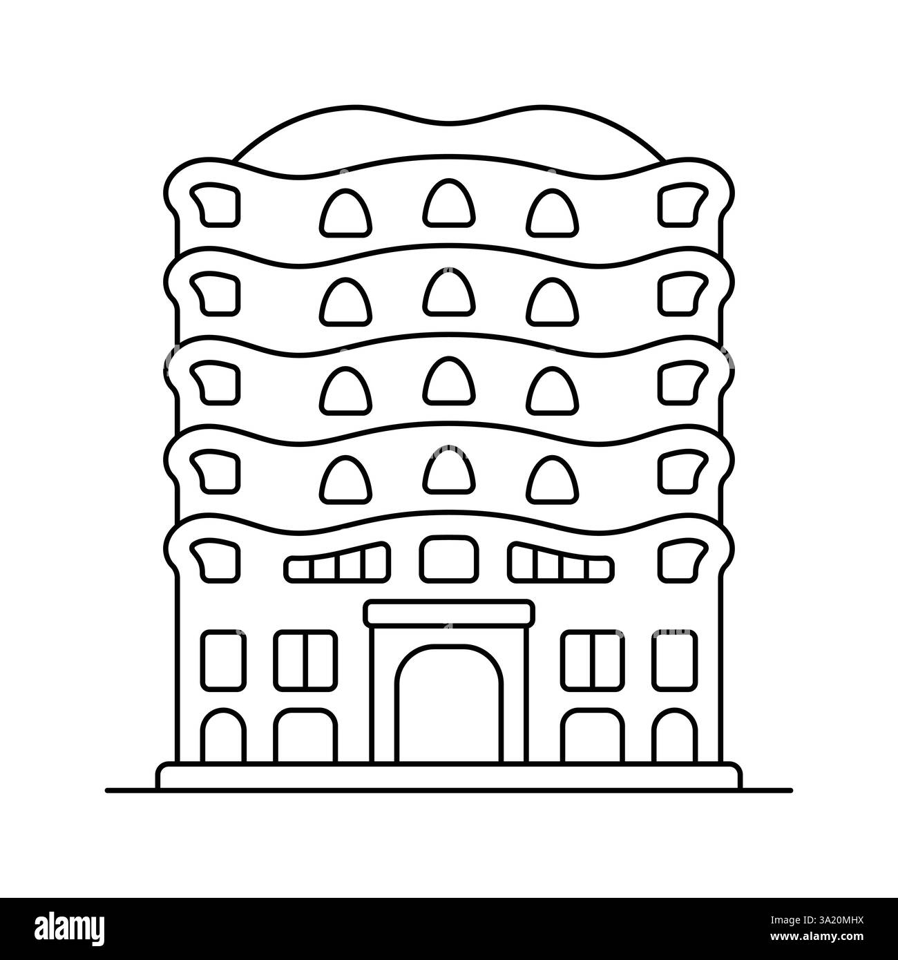 White house gaudi Stock Vector Images - Alamy