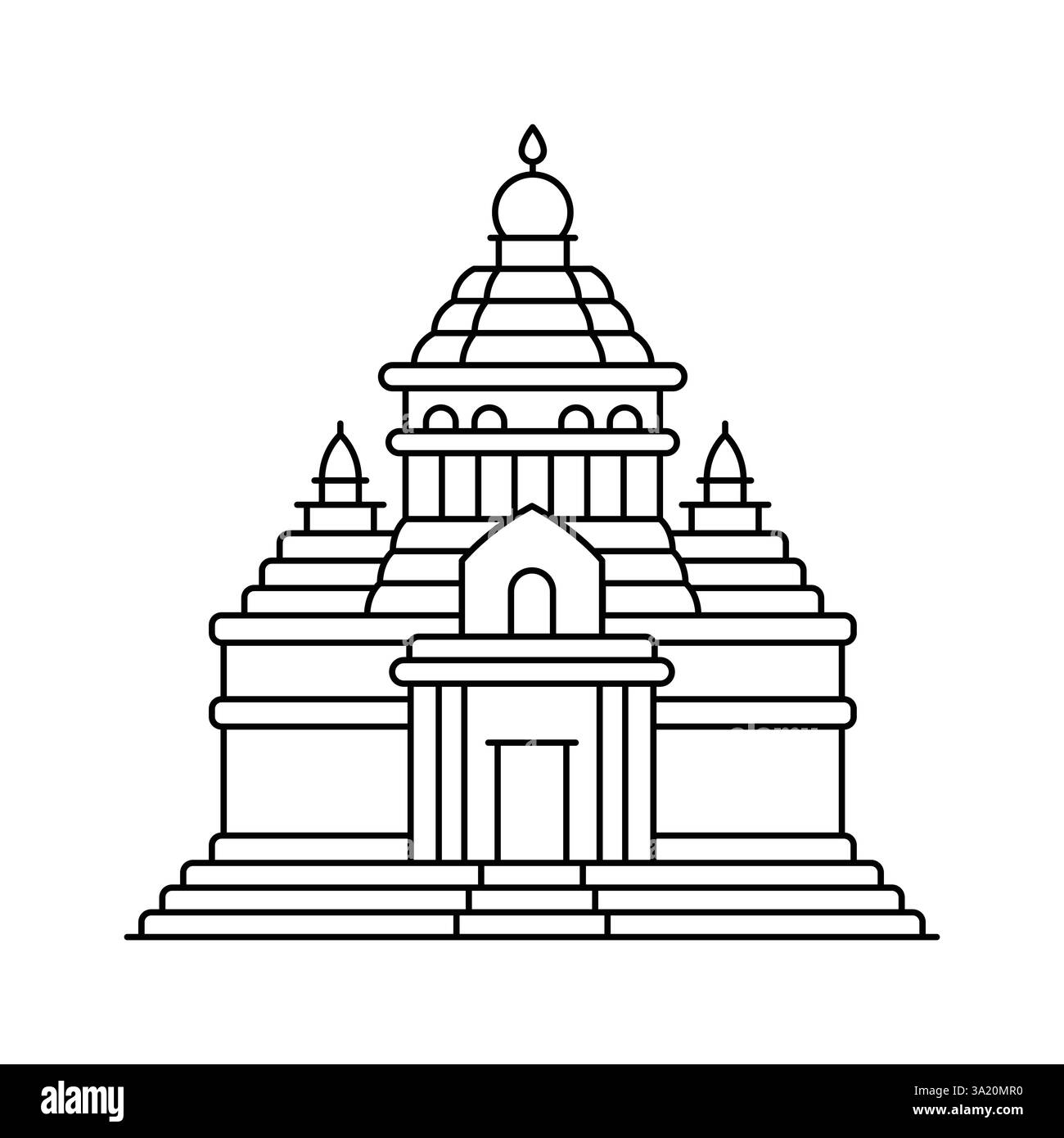Konark Sun Tower vector design in modern style, ready to use icon Stock ...