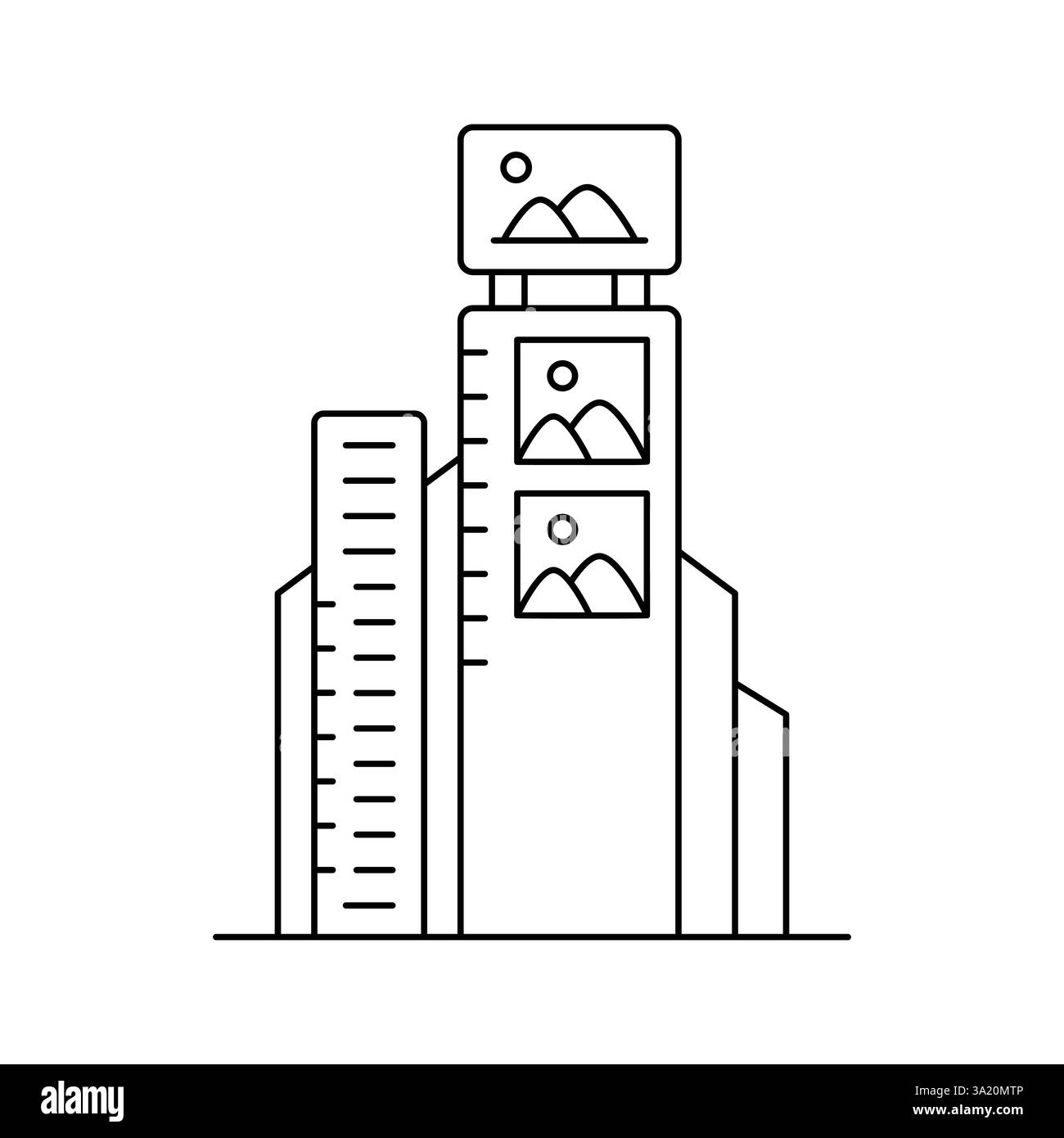 Broadway tower landmark Stock Vector Images - Alamy