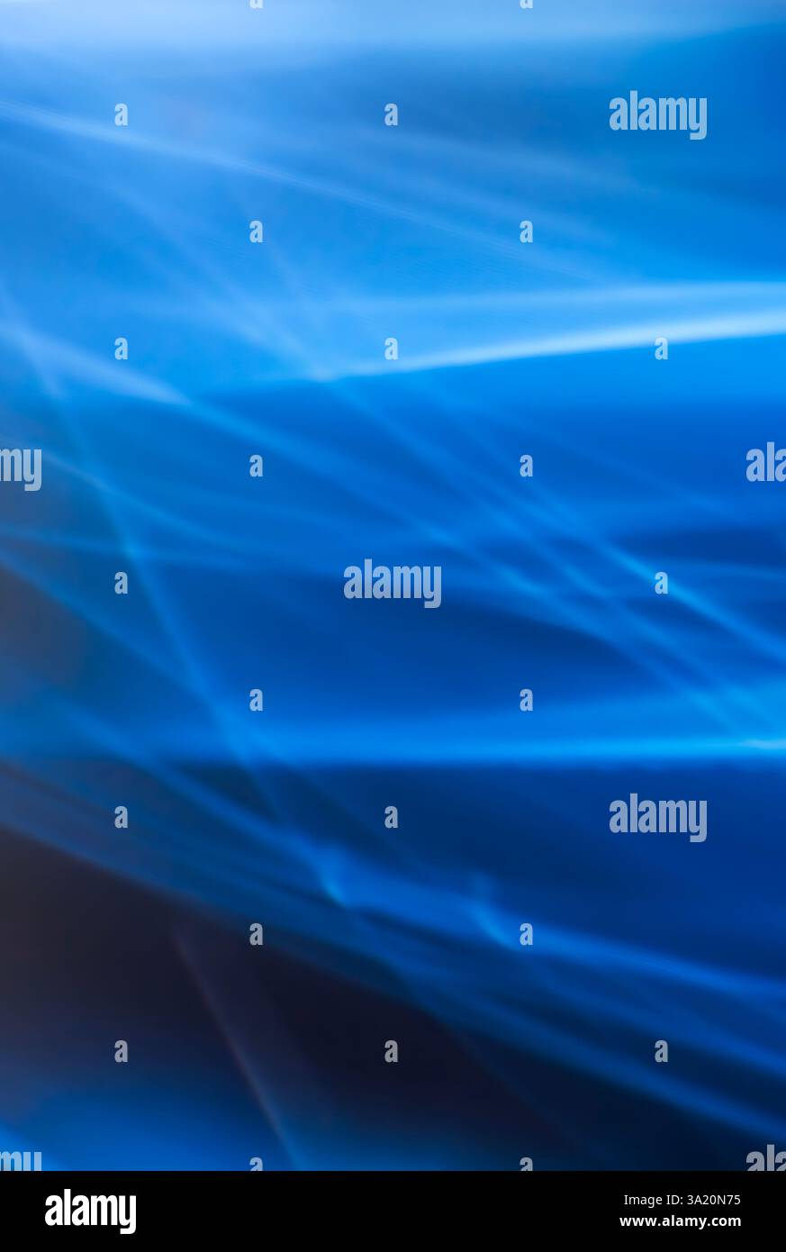 Abstract vertical blue background with smooth lines and blur, light ...