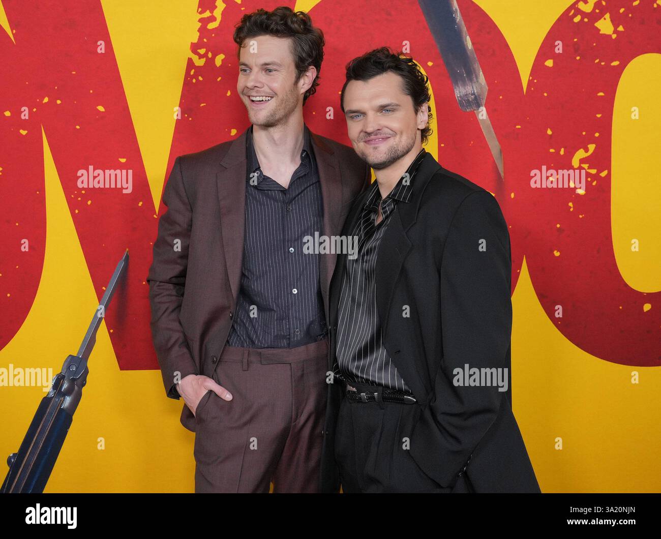 Los Angeles, USA. 10th Mar, 2025. (L-R) Jack Quaid and Ray Nicholson at ...