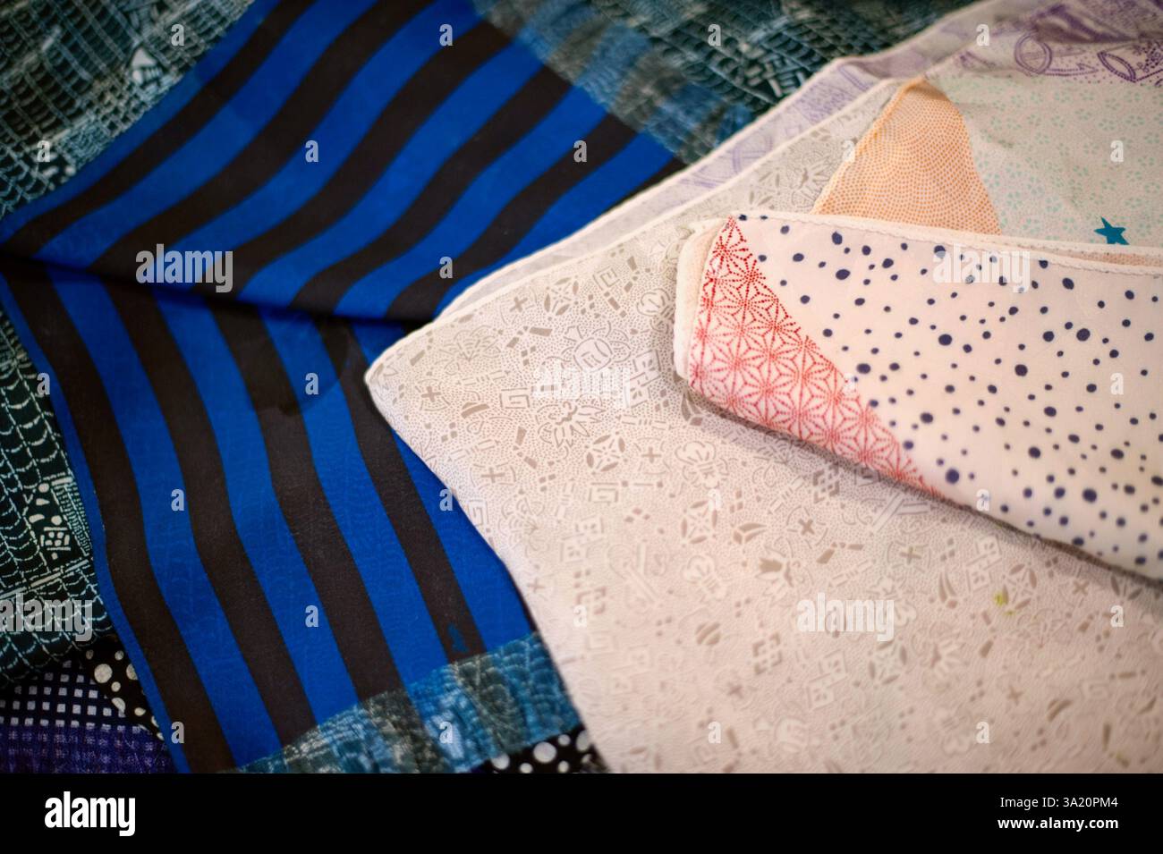 Takeshi Asano produces textiles using the Tokyo Some Komon fine-pattern ...