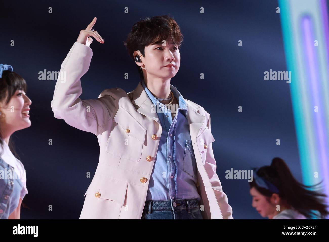Chinese pop singer-songwriter and record producer Silence Wang attends ...