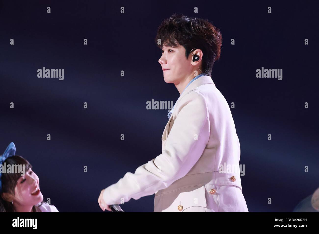 Chinese pop singer-songwriter and record producer Silence Wang attends ...