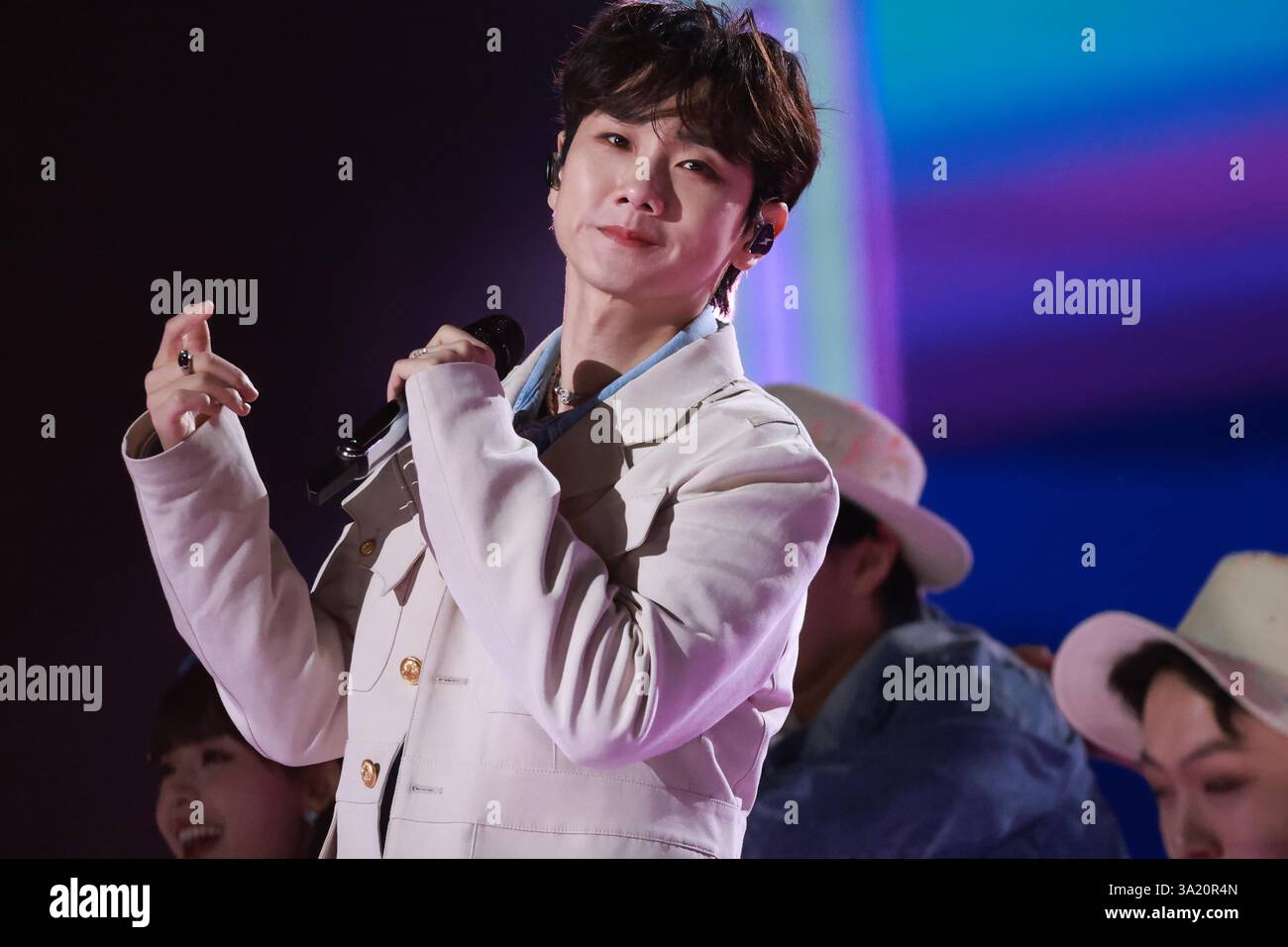 Chinese pop singer-songwriter and record producer Silence Wang attends ...