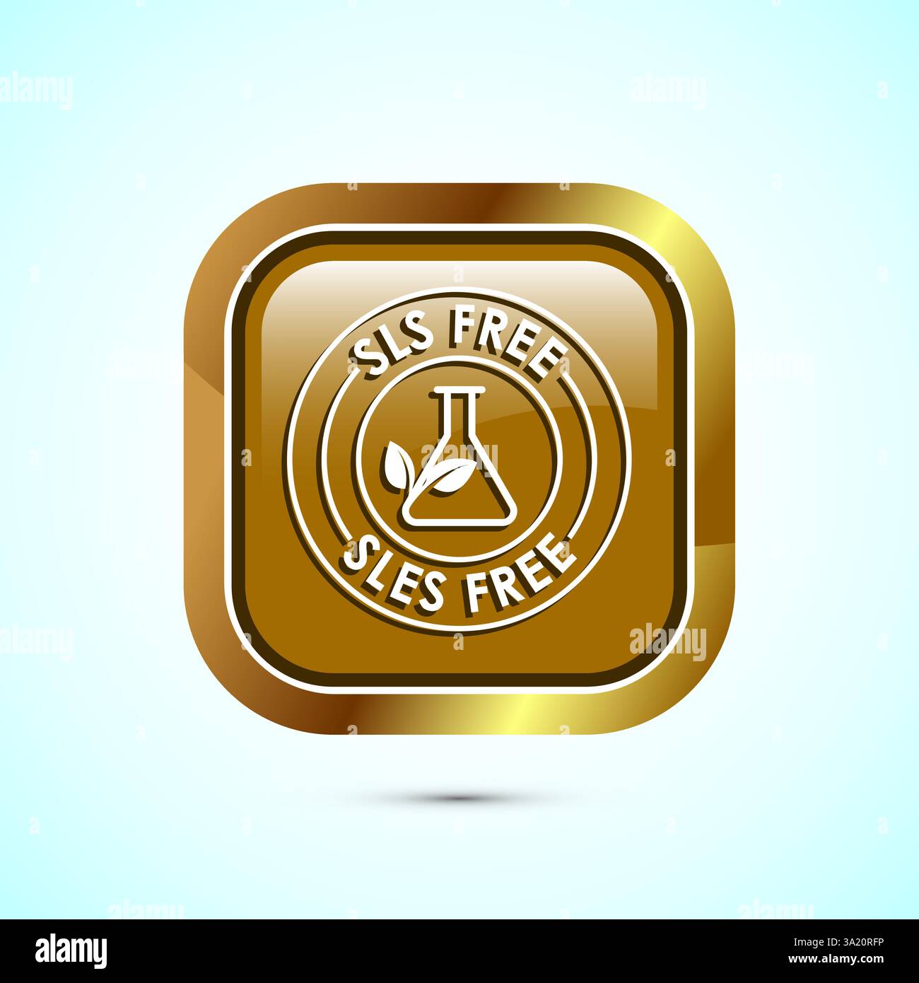 SLS free icon design illustration, SLS and SLES free label badge for ...