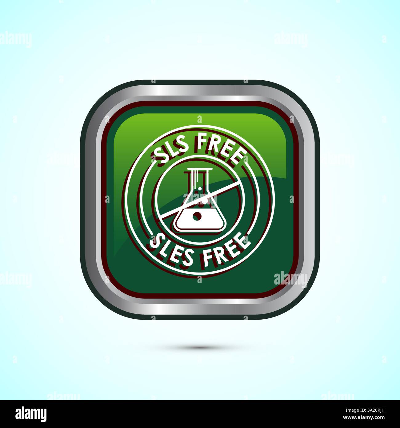 SLS free icon design illustration, SLS and SLES free label badge for ...