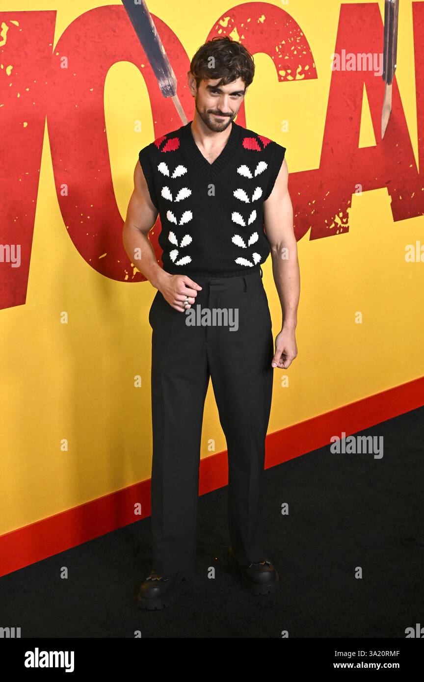 Evan Hengst bei der Premiere des Kinofilms 'Novocaine / Mr. No Pain' im ...