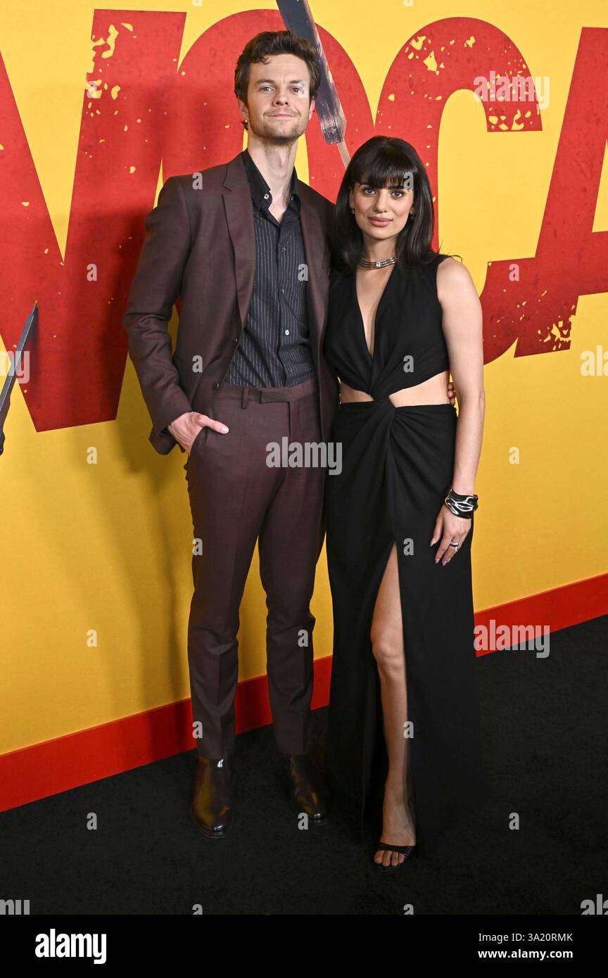 Jack Quaid und Claudia Doumit bei der Premiere des Kinofilms 'Novocaine ...