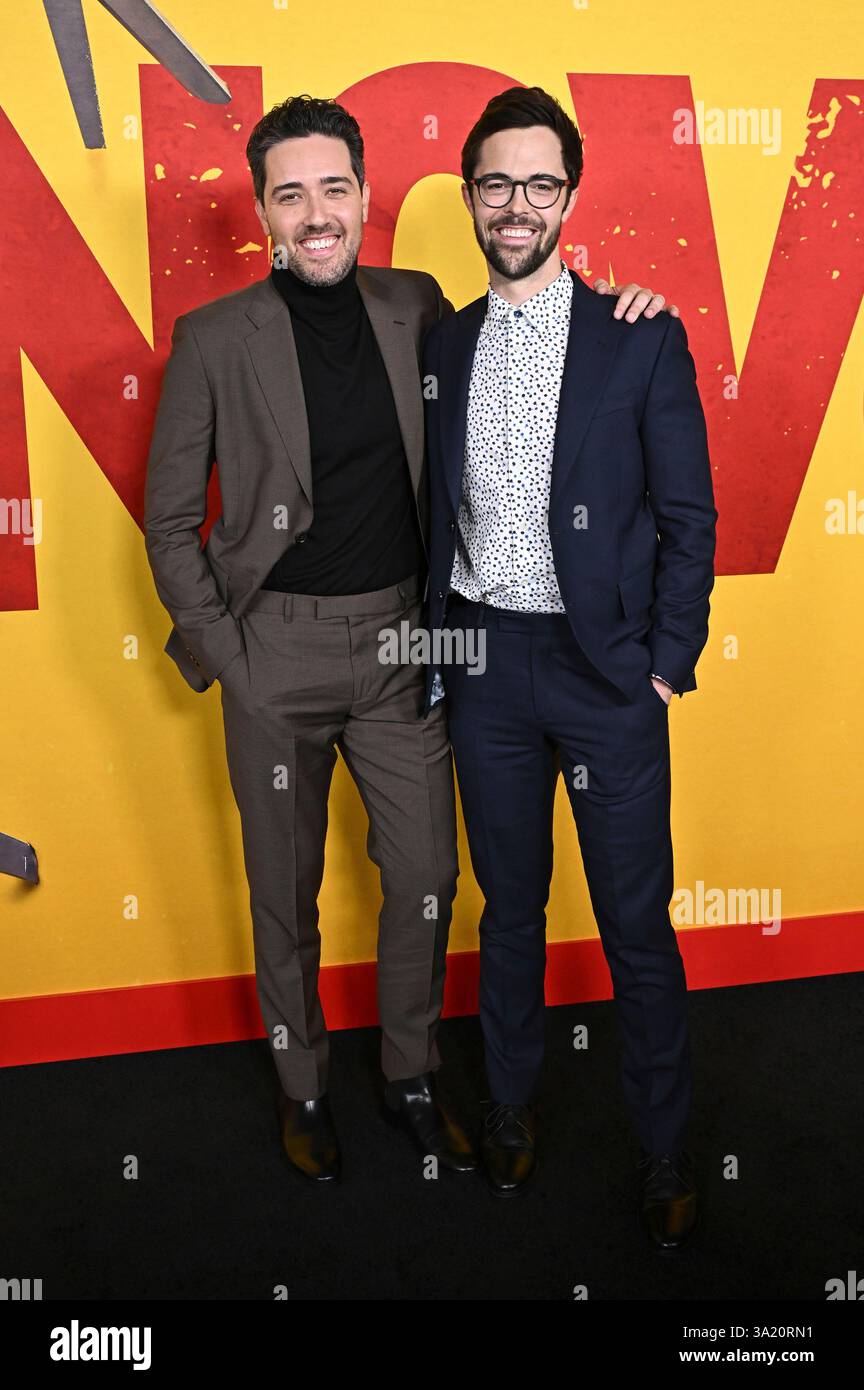Dan Berk und Robert Olsen bei der Premiere des Kinofilms 'Novocaine ...