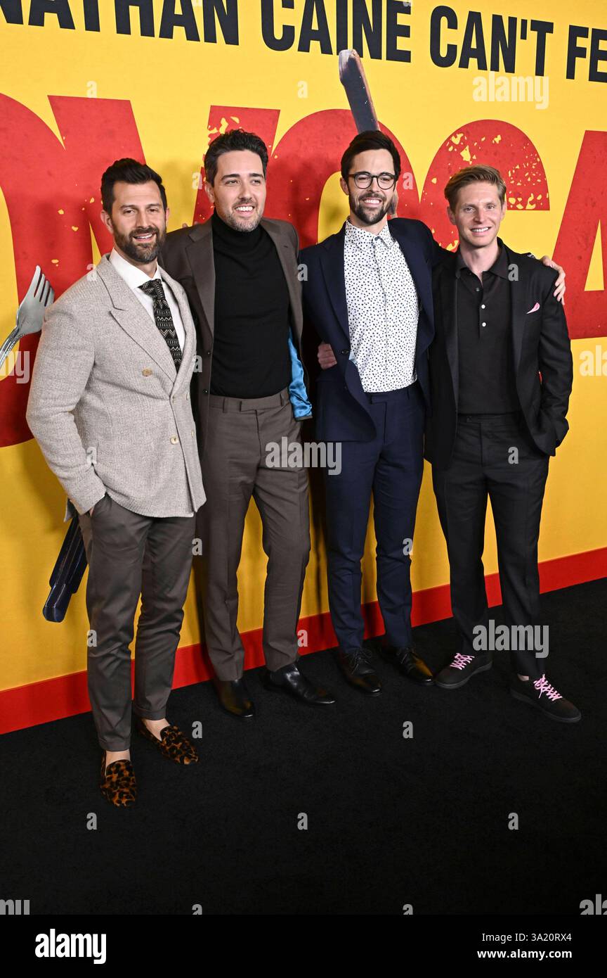 Julian Rosenberg, Dan Berk, Robert Olsen und Drew Simon bei der ...