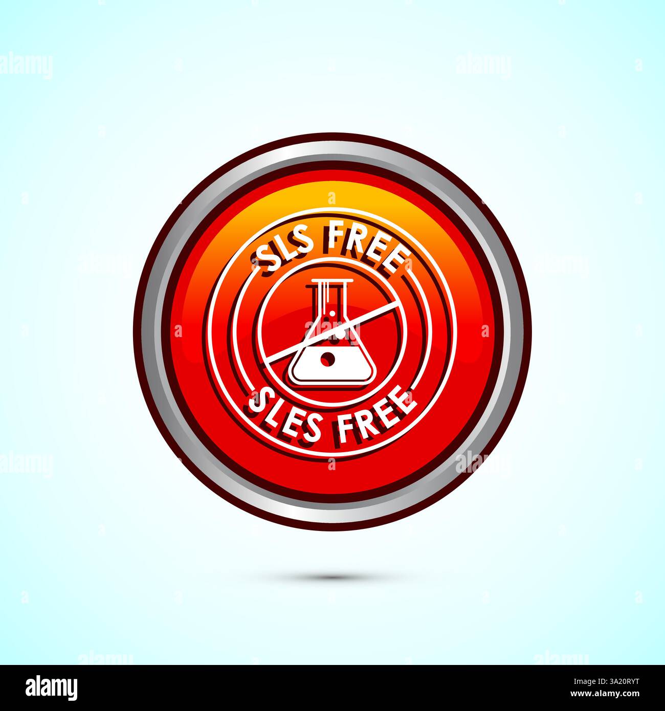 SLS free icon design illustration, SLS and SLES free label badge for ...