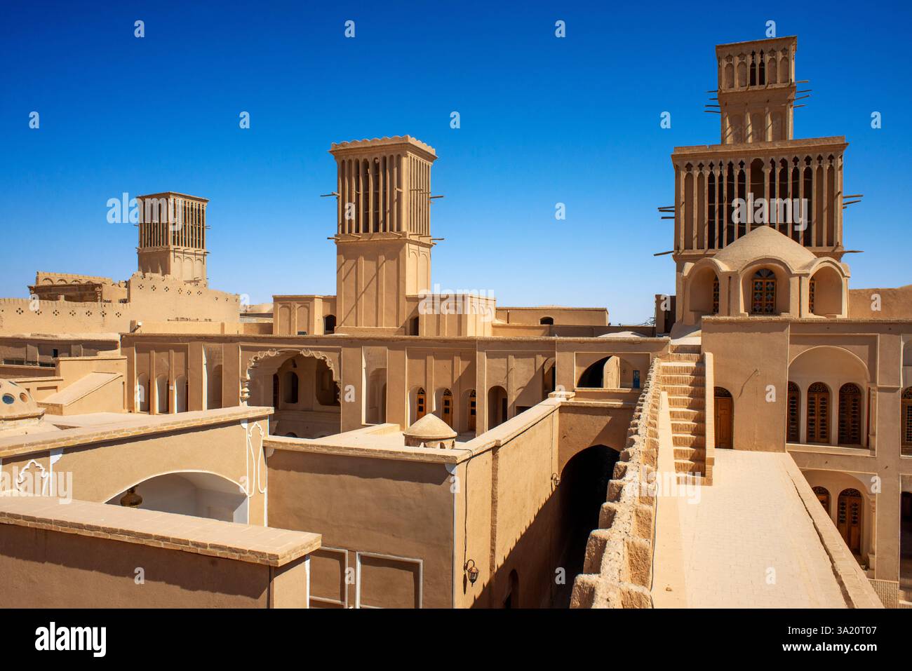 Aghazadeh Mansion Traditional house with the badgir (windtowers ...