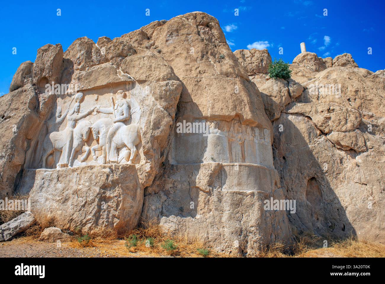 Naqsh-e Rustam necropolis by Perseopolis in Shiraz is an ancient site ...