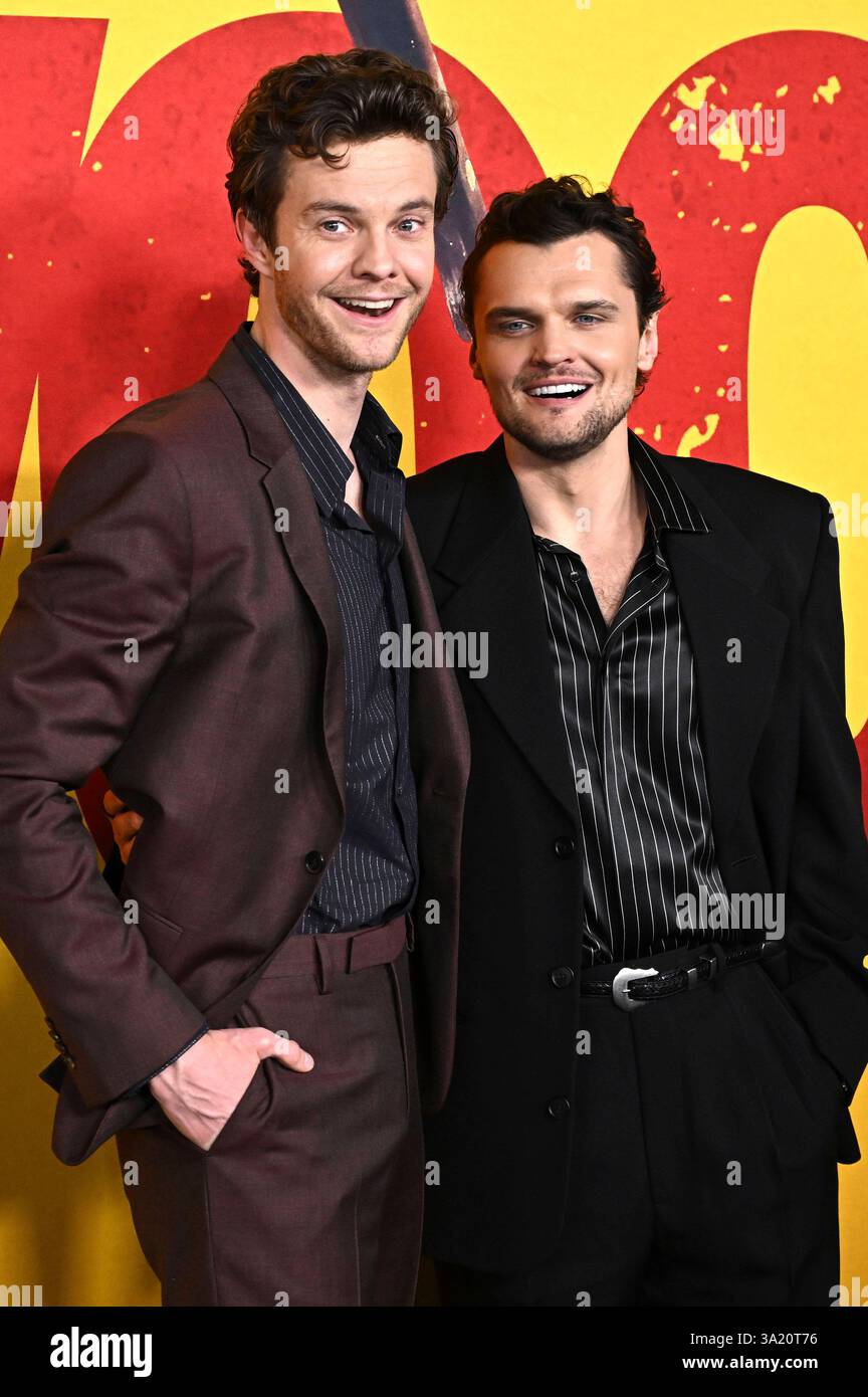 Jack Quaid und Ray Nicholson bei der Premiere des Kinofilms Novocaine ...