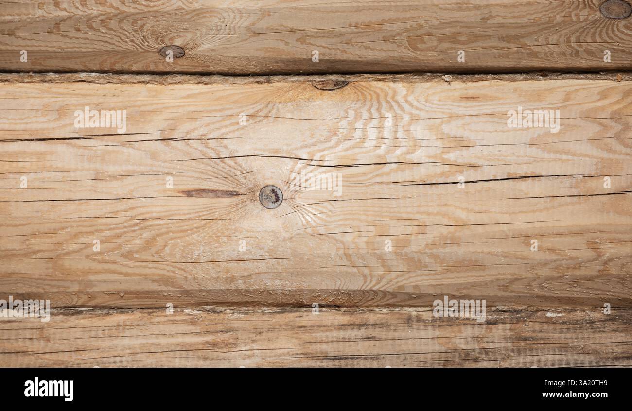 Detailed close-up of a wooden log showing natural grain patterns, wood ...