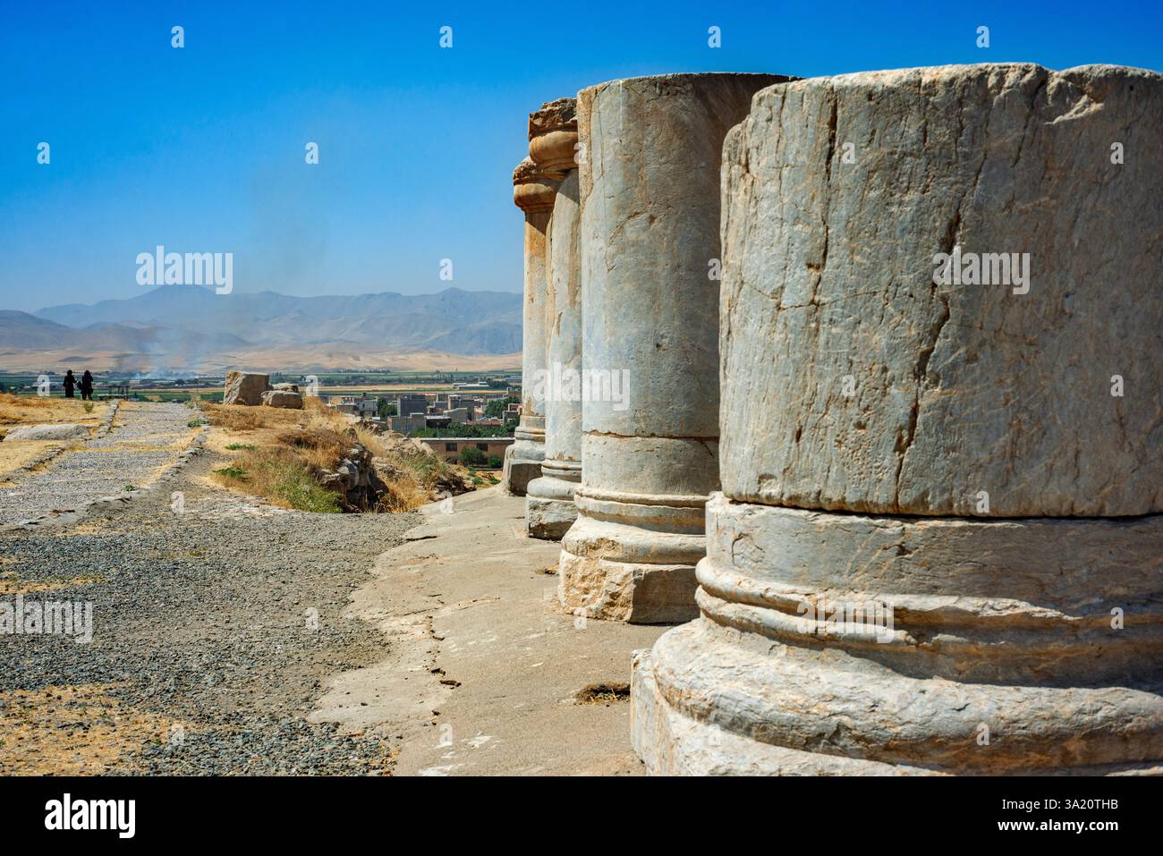 Ruins of Anahita temple, Kangavar, Kermanshah Province, Iran, Persia ...