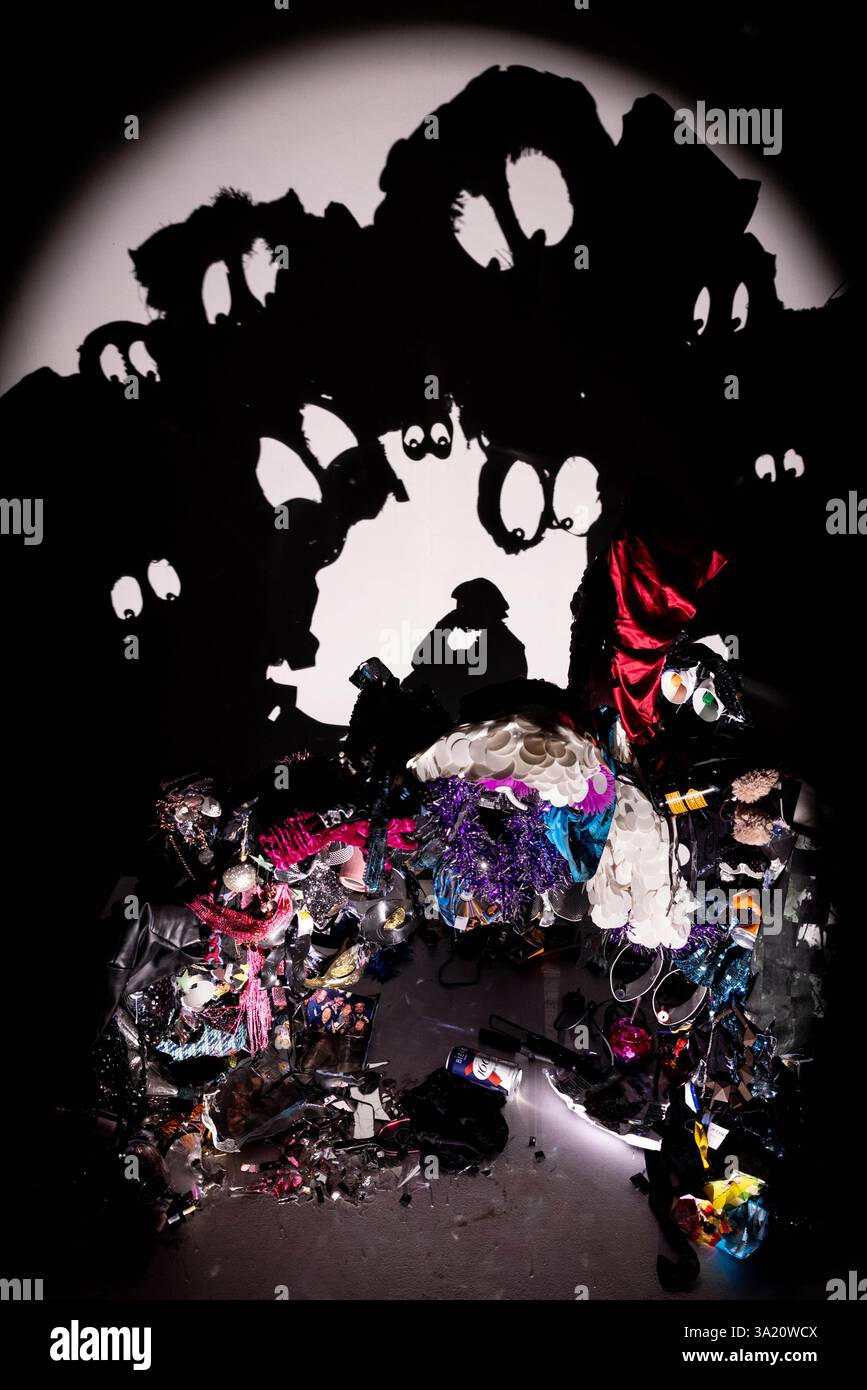 EDITORIAL USE ONLY An interactive art installation titled 'Shadow of ...