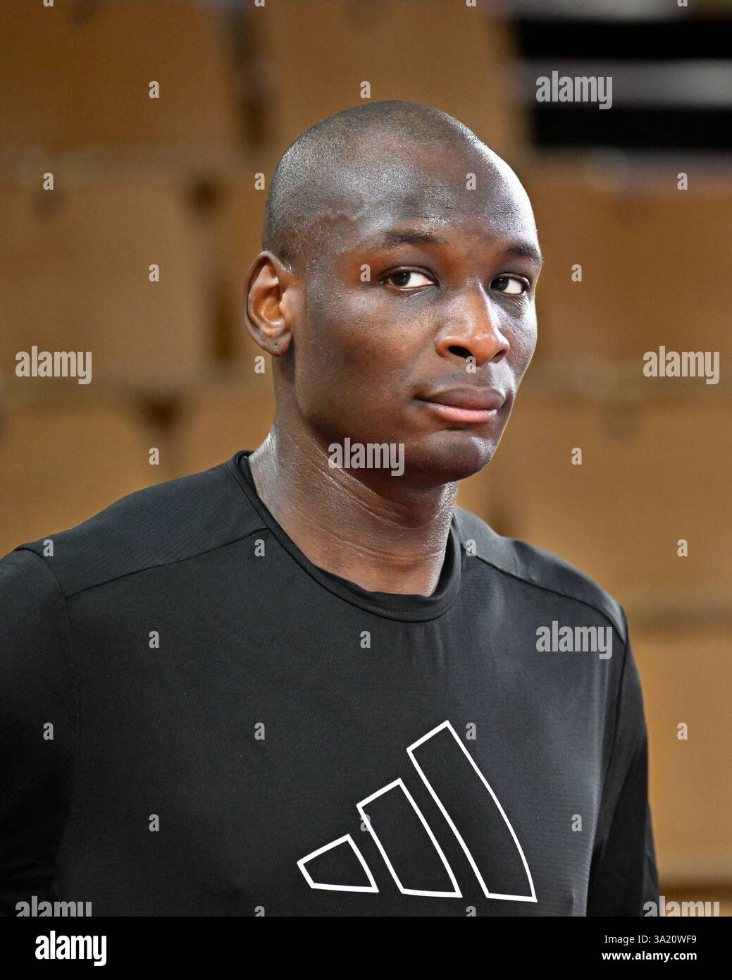 Monaco, Monaco. 09th Mar, 2025. #5 Bandja Sy of Paris Basket is seen ...