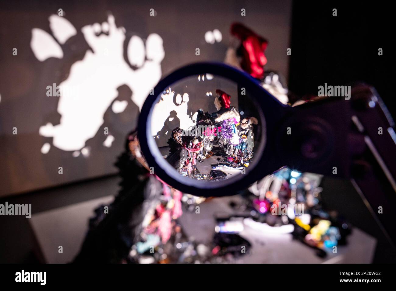 EDITORIAL USE ONLY An interactive art installation titled 'Shadow of ...