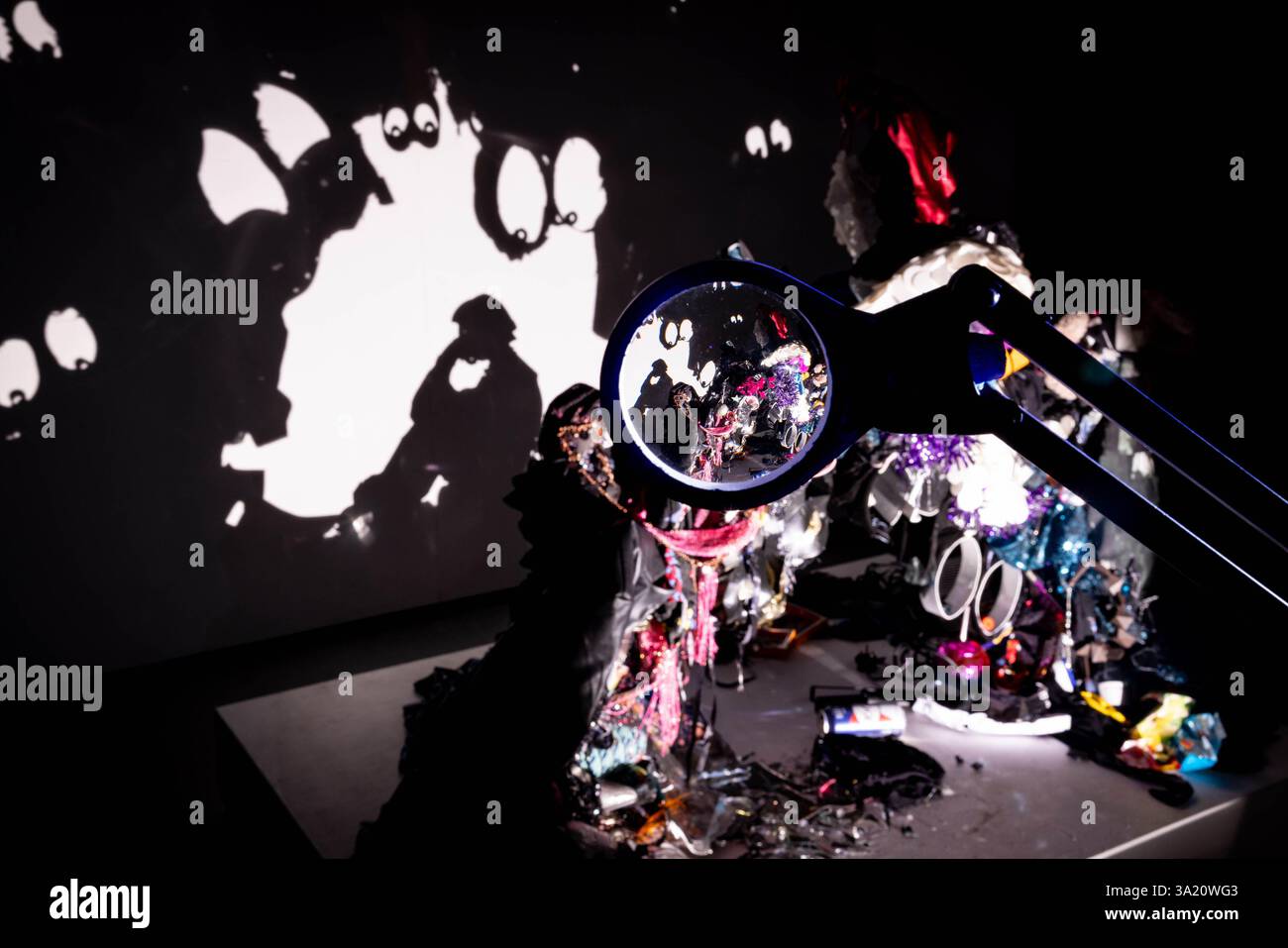 EDITORIAL USE ONLY An interactive art installation titled 'Shadow of ...