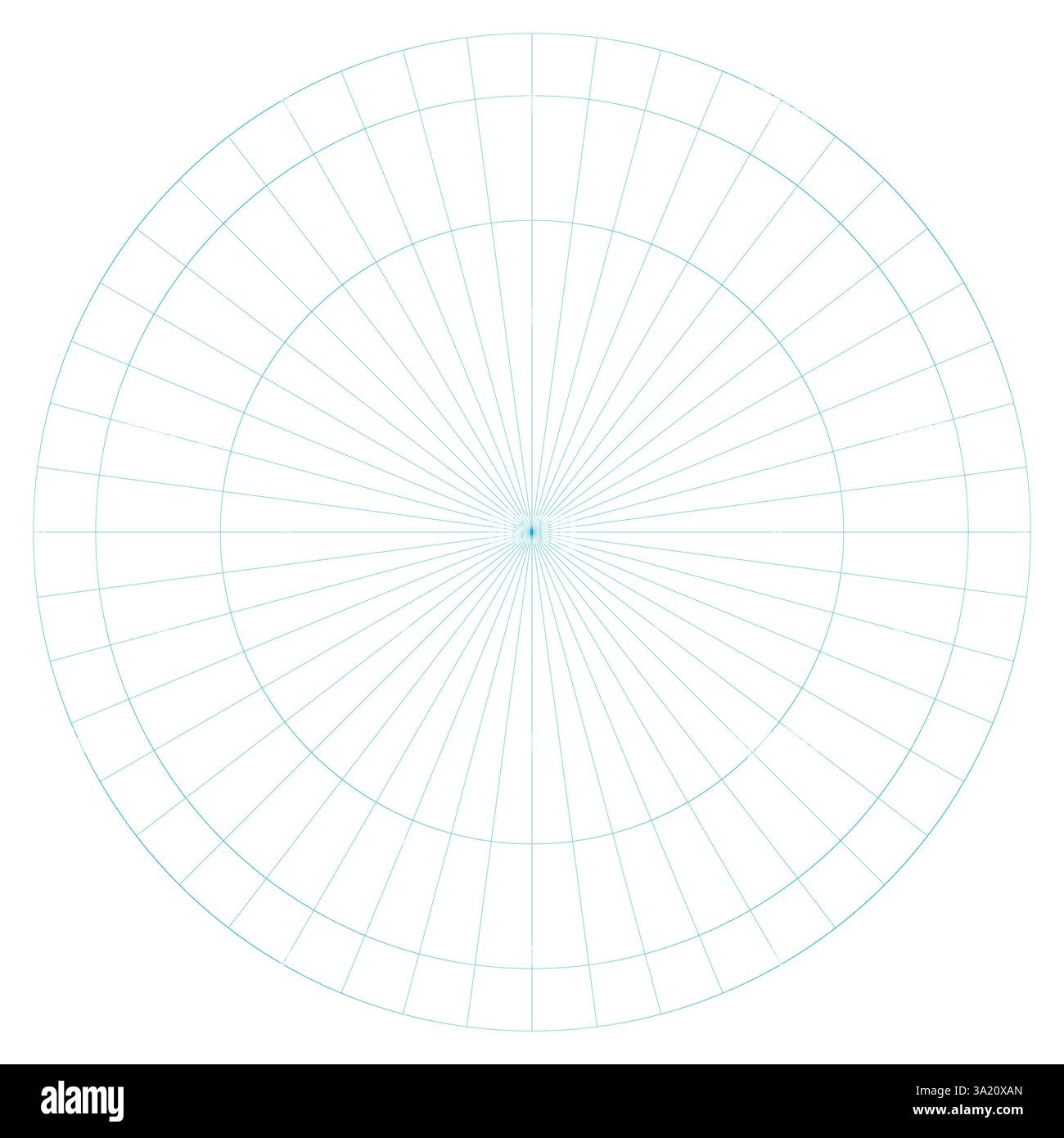 Blank Polar Coordinate Graph Radians