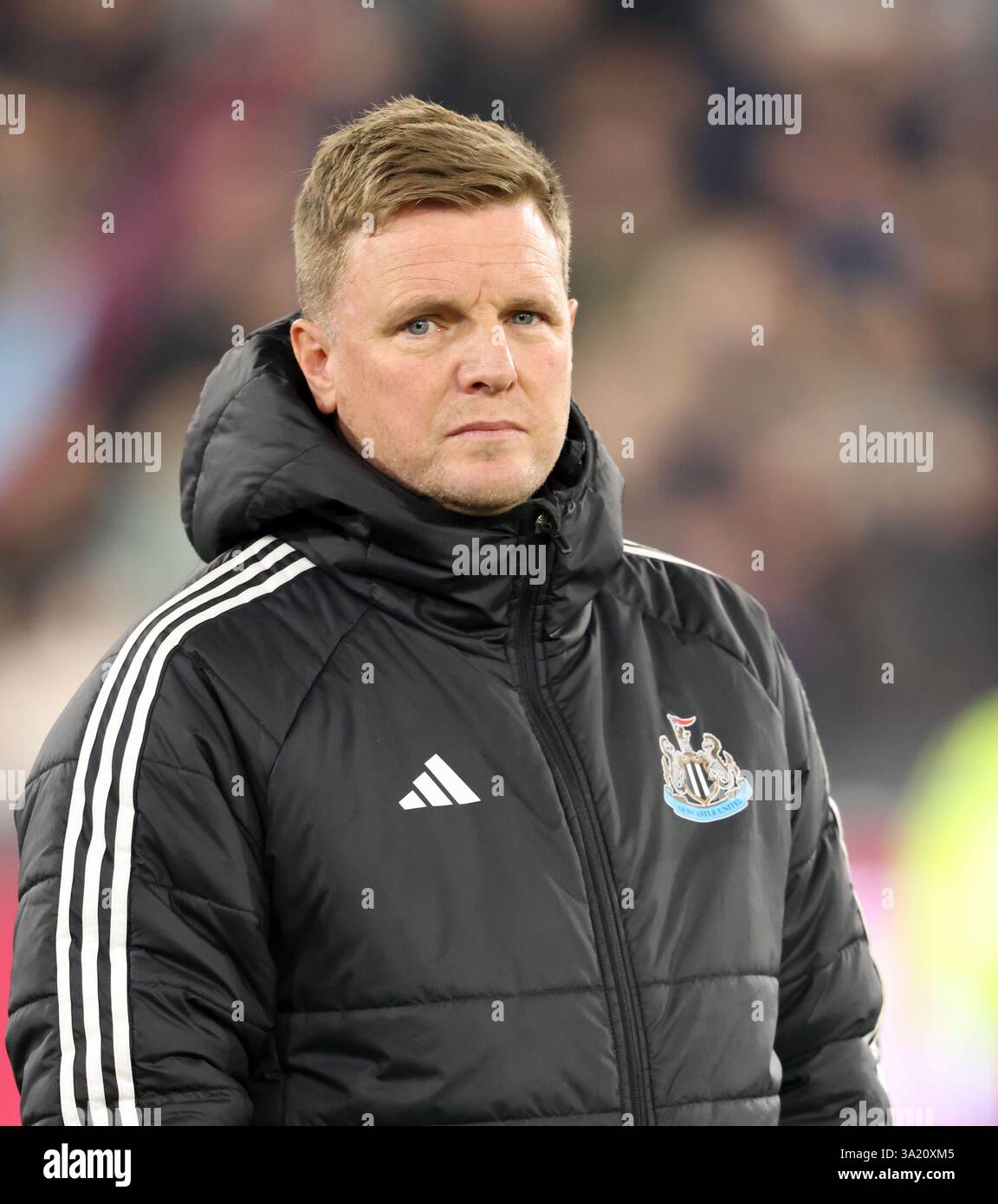 London, UK. 10th Mar, 2025. Eddie Howe (Newcastle head coach) at the ...