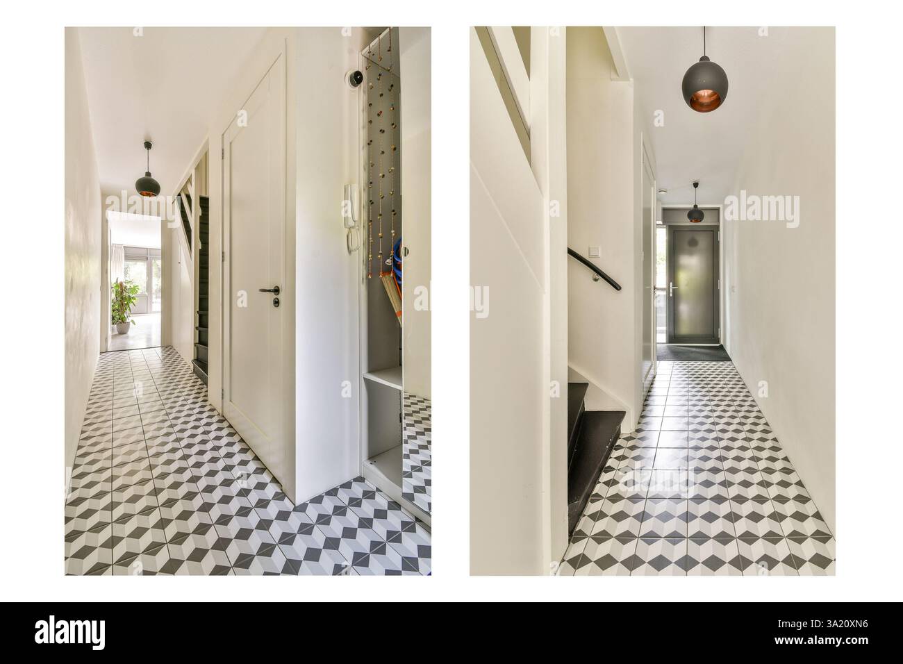 Contemporary interior hallway featuring Cut Out Stock Images & Pictures ...