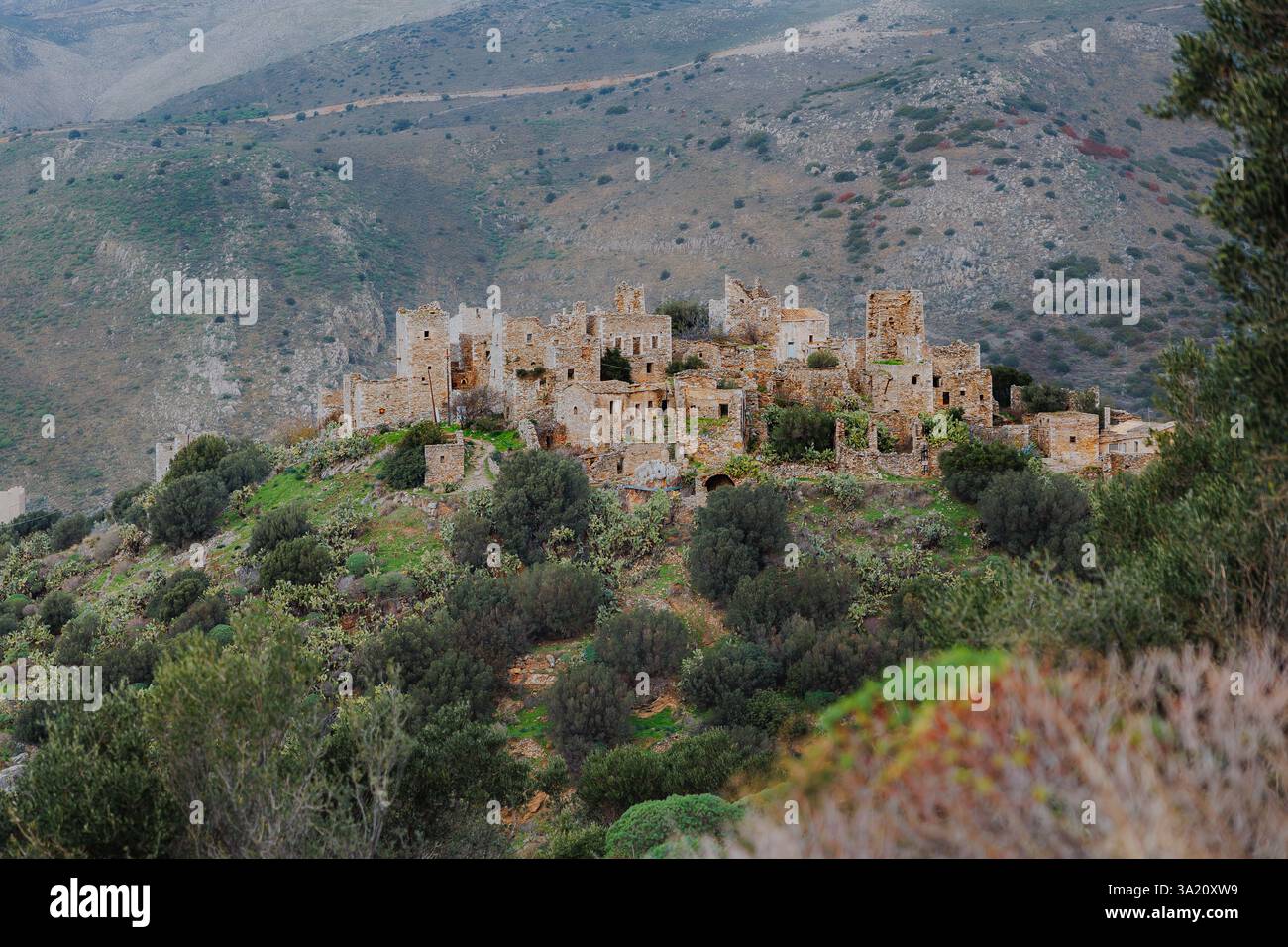 Vatheia village on mani hi-res stock photography and images - Alamy