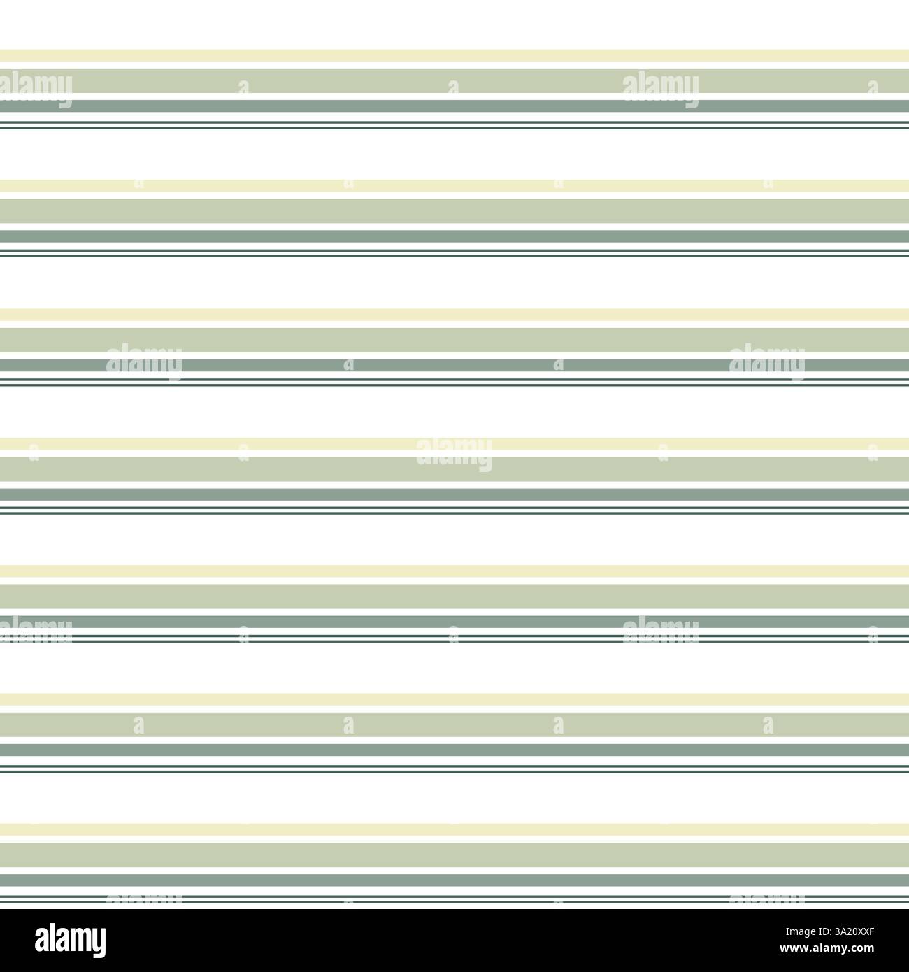 Stripped seamless pattern sage green and soft green isolated on white ...