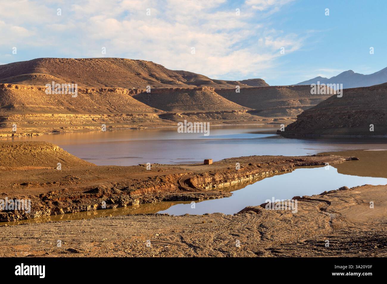 The Toudgha Dam in Tinghir, Morocco, protects the Toudgha Gorge from ...