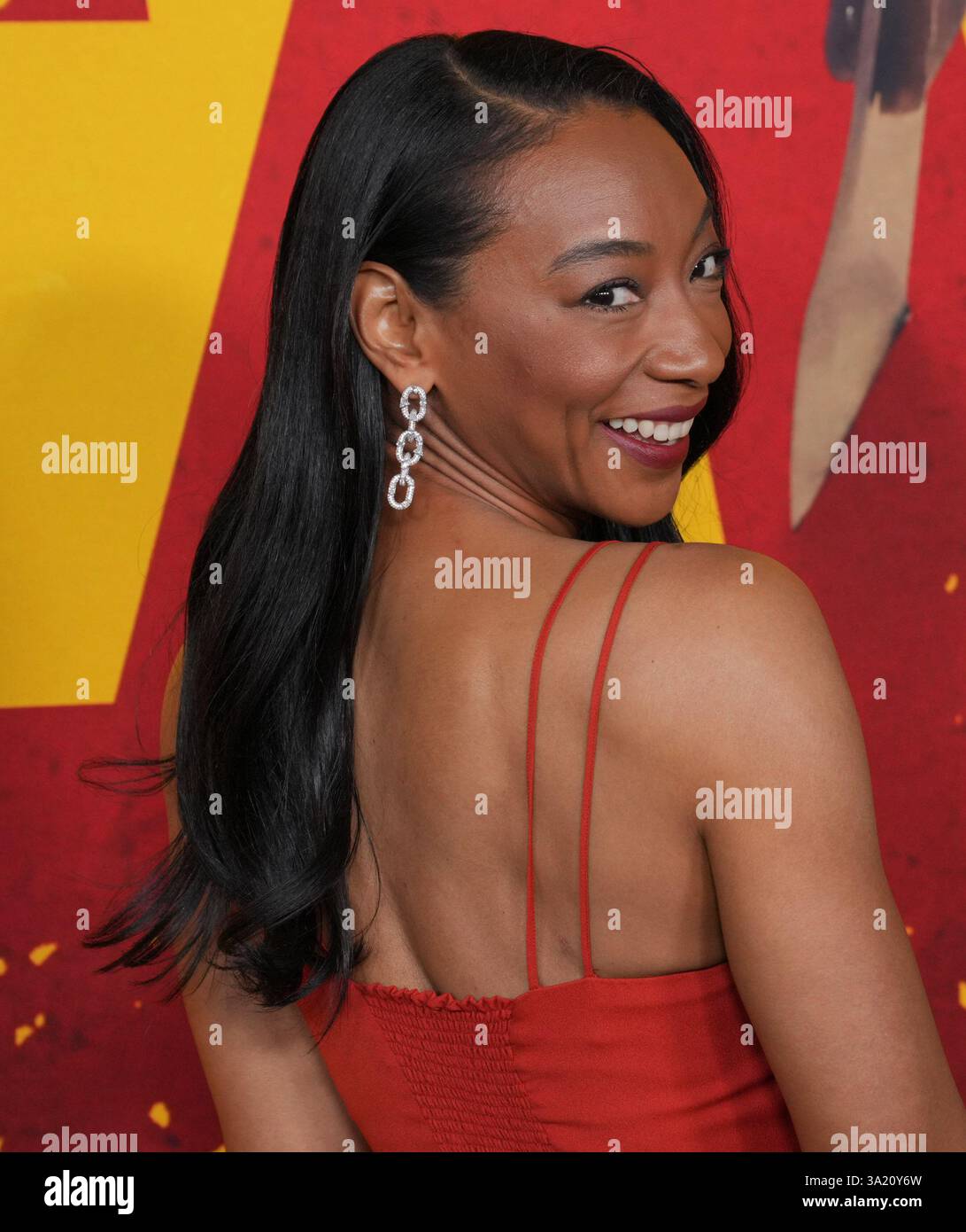 Betty Gabriel arrives at the Paramount Pictures' NOVOCAINE Los Angeles ...