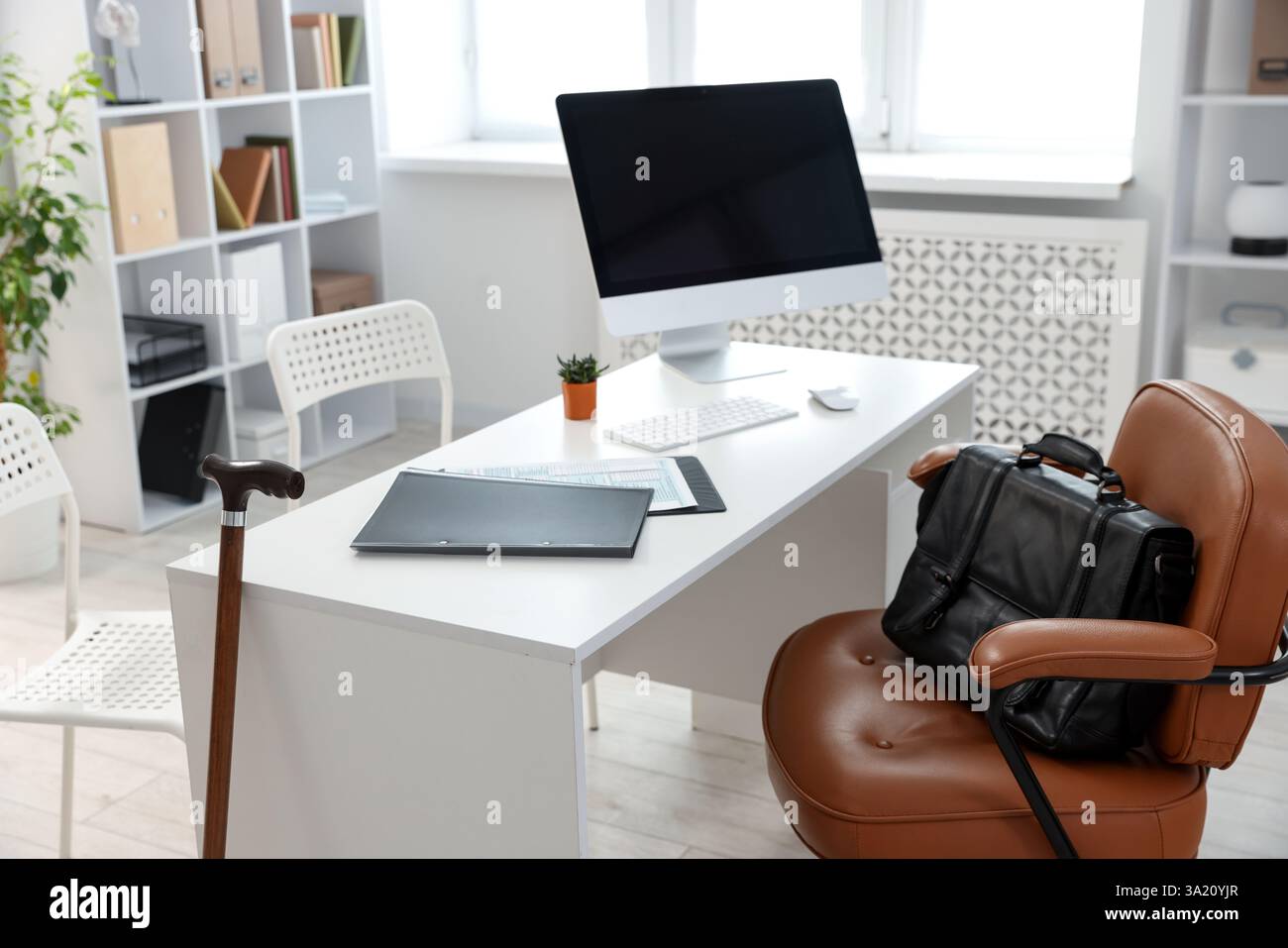 Doctor's workplace in medical office. Healthcare service Stock Photo ...