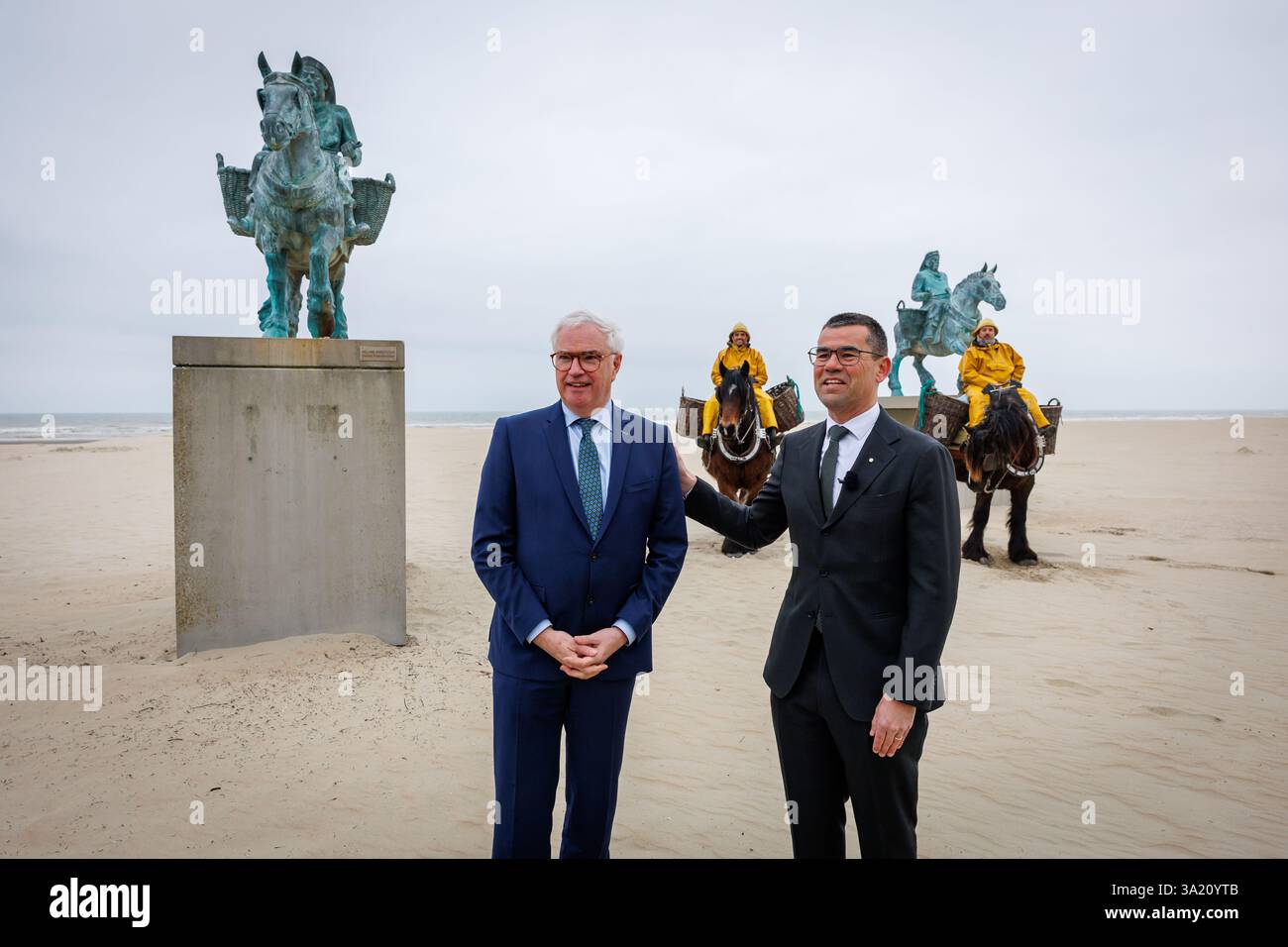 Koksijde, Belgium. 11th Mar, 2025. West-Flanders province governor Carl ...