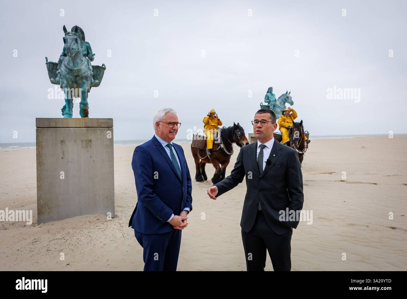 Koksijde, Belgium. 11th Mar, 2025. West-Flanders province governor Carl ...