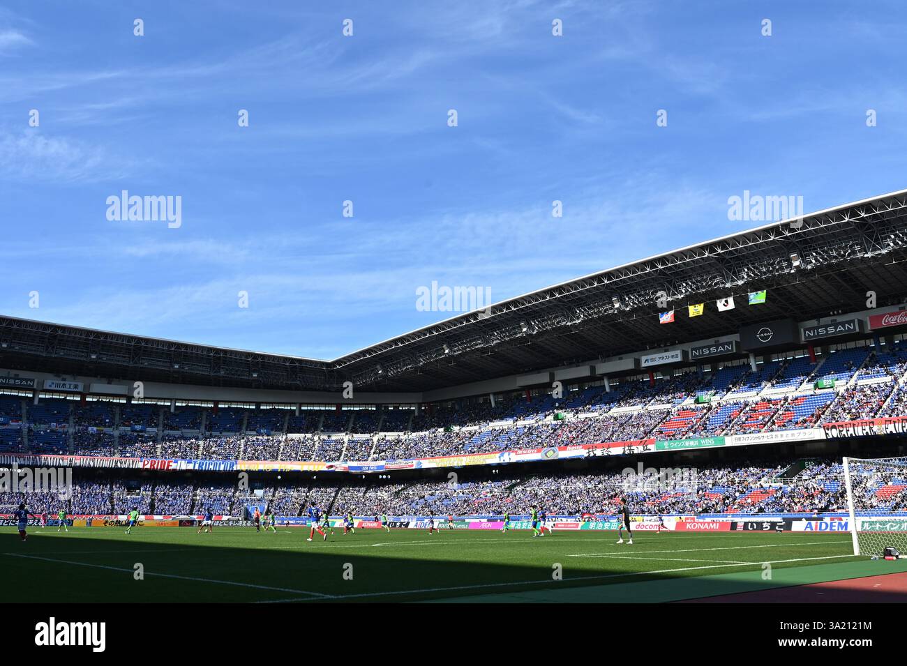 Kanagawa, Japan. 1st Mar, 2025. A general view inside the stadium ...
