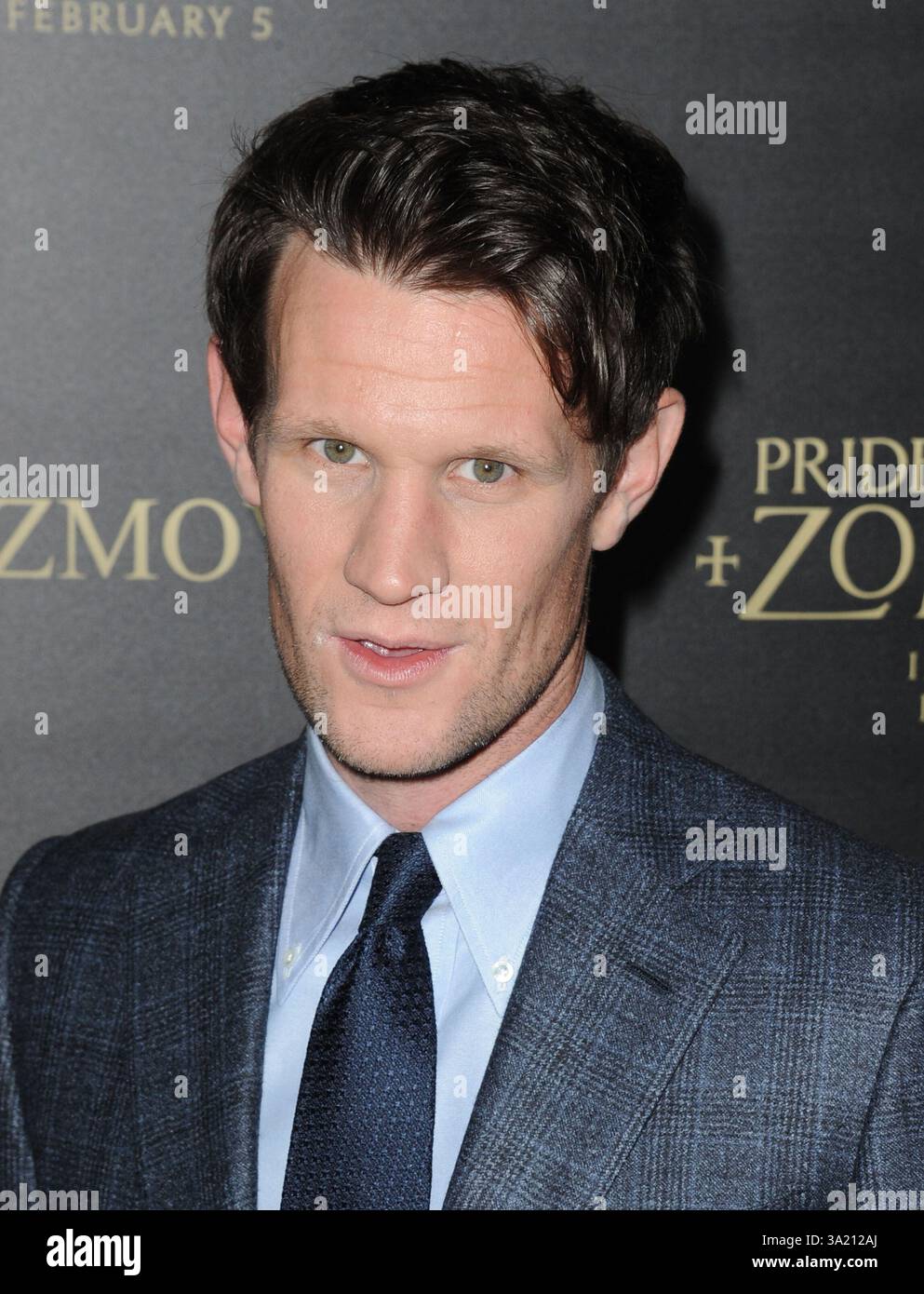 Matt Smith arriving at the premiere of Screen Gems' 'Pride and ...