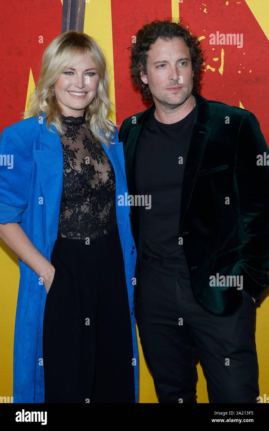 March 10, 2025, Los Angeles, California, USA: Malin Akerman, Jack ...