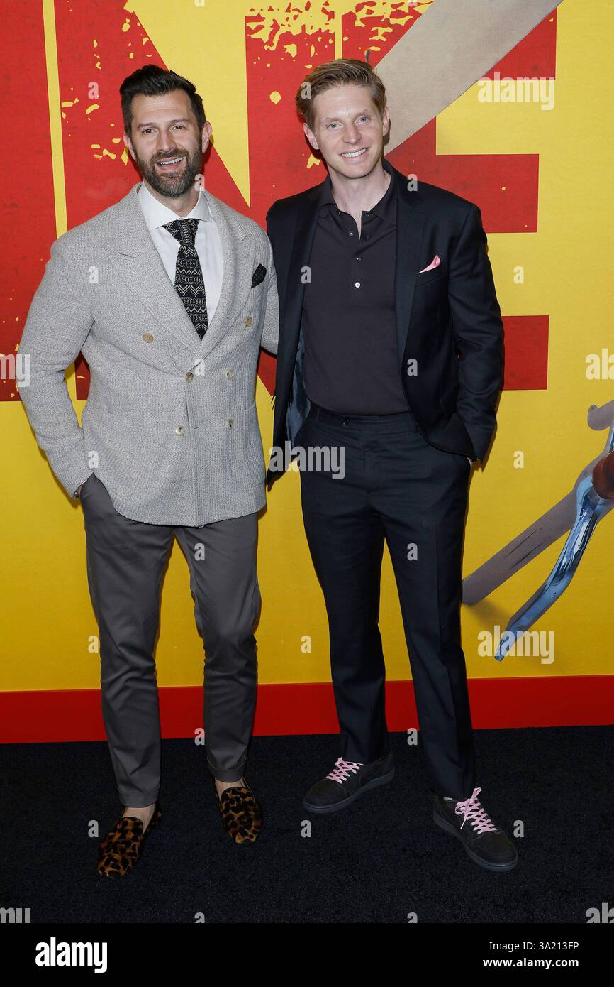 March 10, 2025, Los Angeles, California, USA: Matt Schwartz, Drew Simon ...