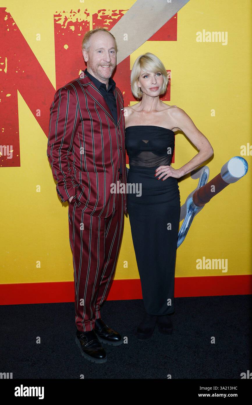 March 10, 2025, Los Angeles, California, USA: Matt Walsh, Morgan Walsh ...