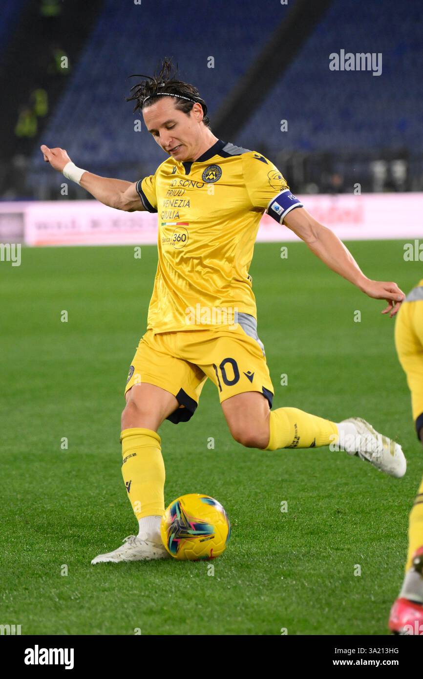 Udineseâ??s Florian Thauvin during the Italian Football Championship ...