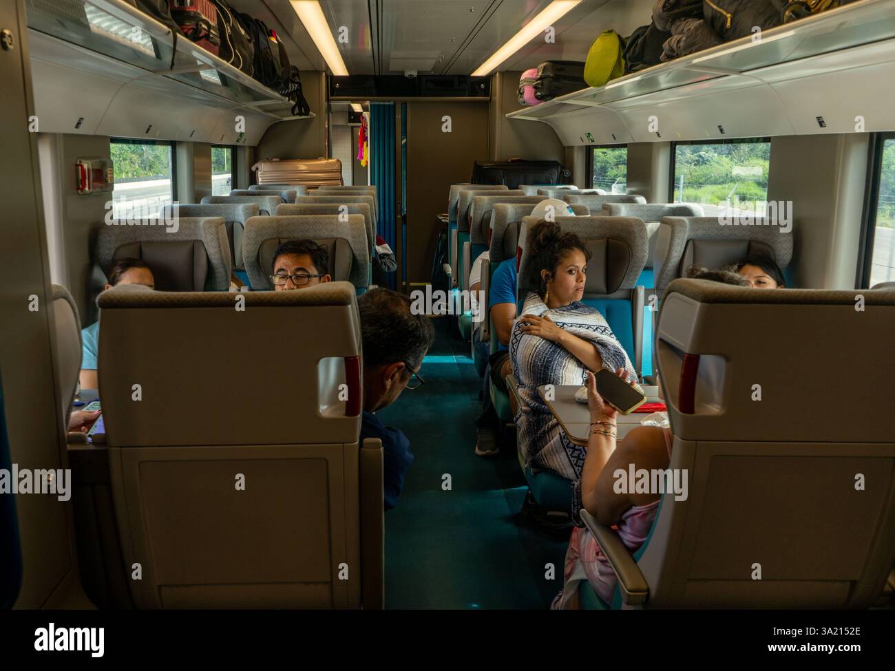 Passengers at Maya Train / Tren Maya new rail route connecting Mayan ...