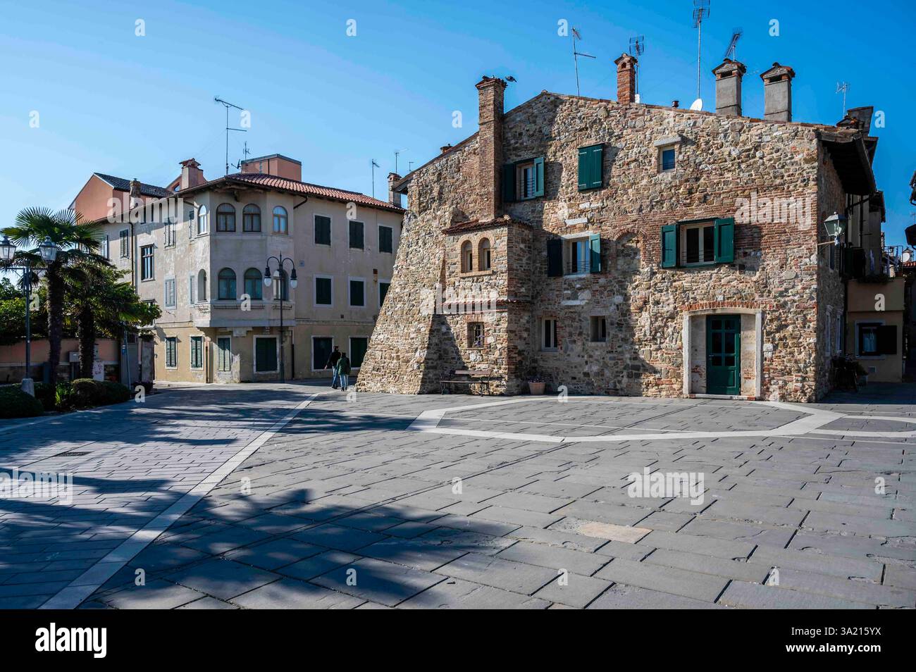 Ancient island of Grado. Between nature, architecture and history Stock ...