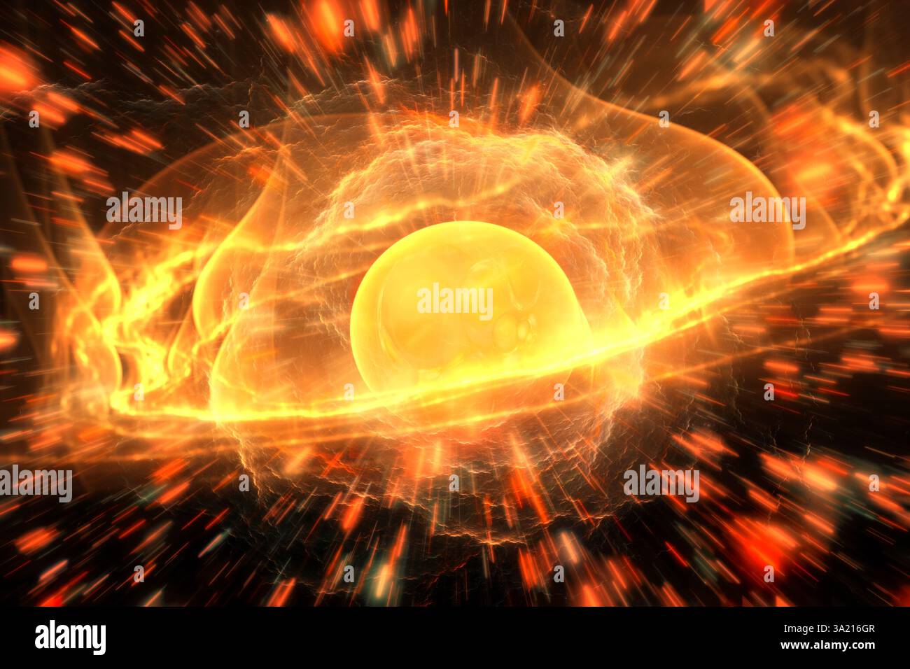 Energy atomic element, illustration Stock Photo - Alamy