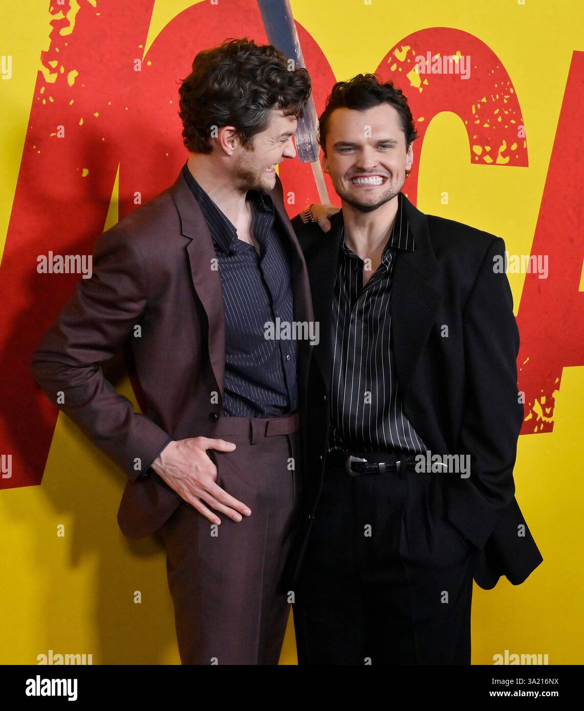 Los Angeles, United States. 10th Mar, 2025. Cast members Jack Quaid (L ...
