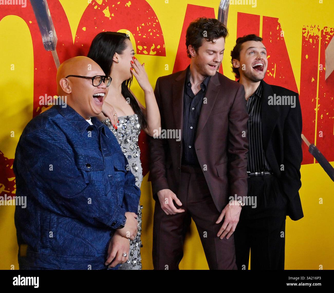 Los Angeles, United States. 10th Mar, 2025. Cast members Jacob Batalon ...