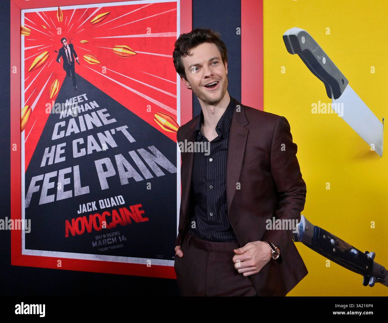 Cast member Jack Quaid attends the premiere of the motion picture ...