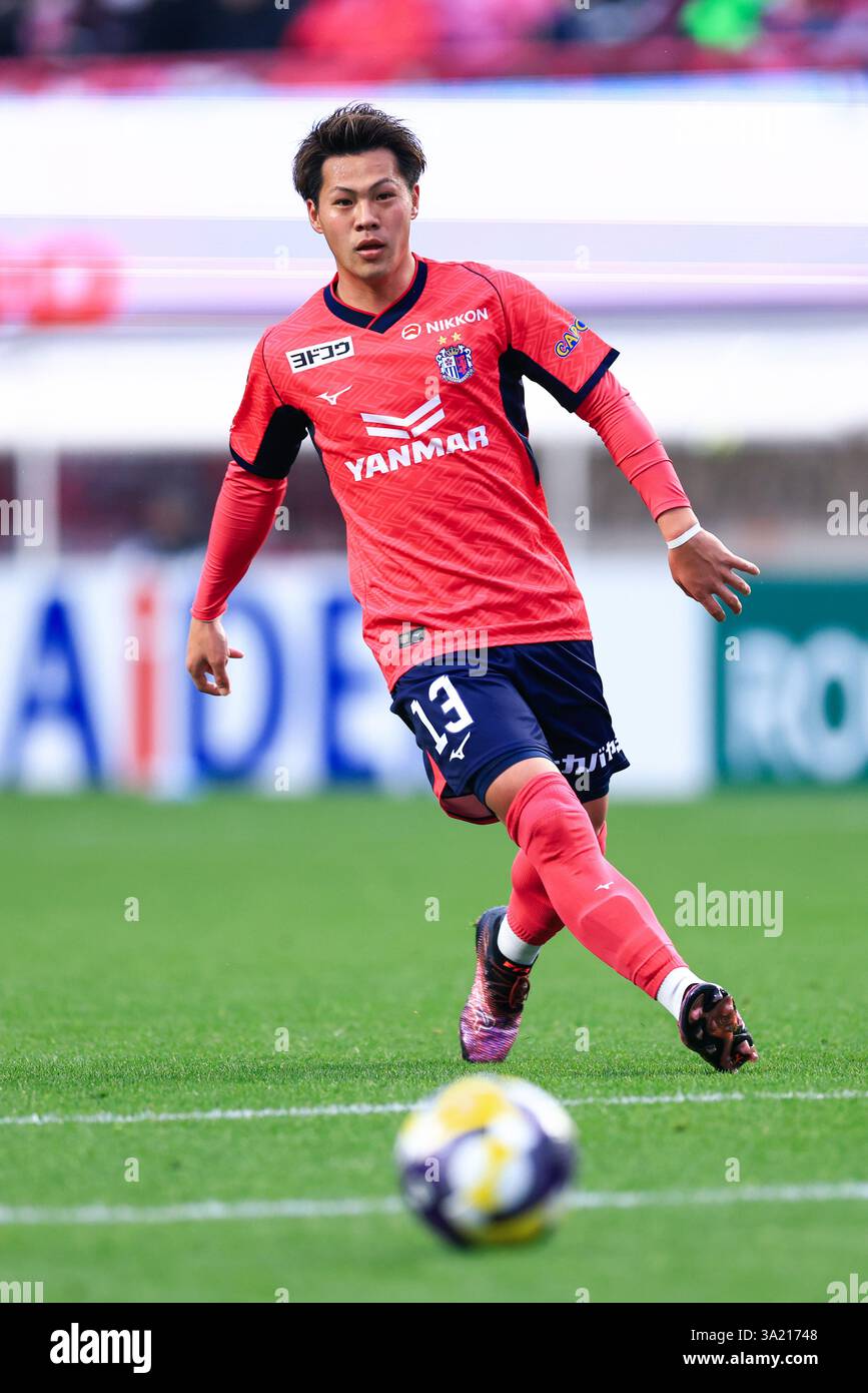 Osaka, Japan. 8th Mar, 2025. Cerezo Osaka's Motohiko Nakajima during the 2025 J1 League match ...