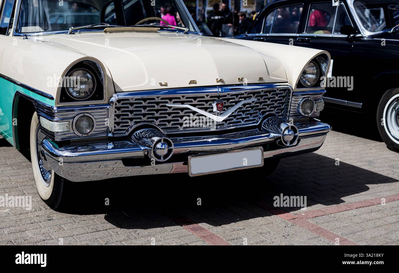Minsk, Belarus, March 11, 2025 - Classic Vintage Car. Luxury retro ...